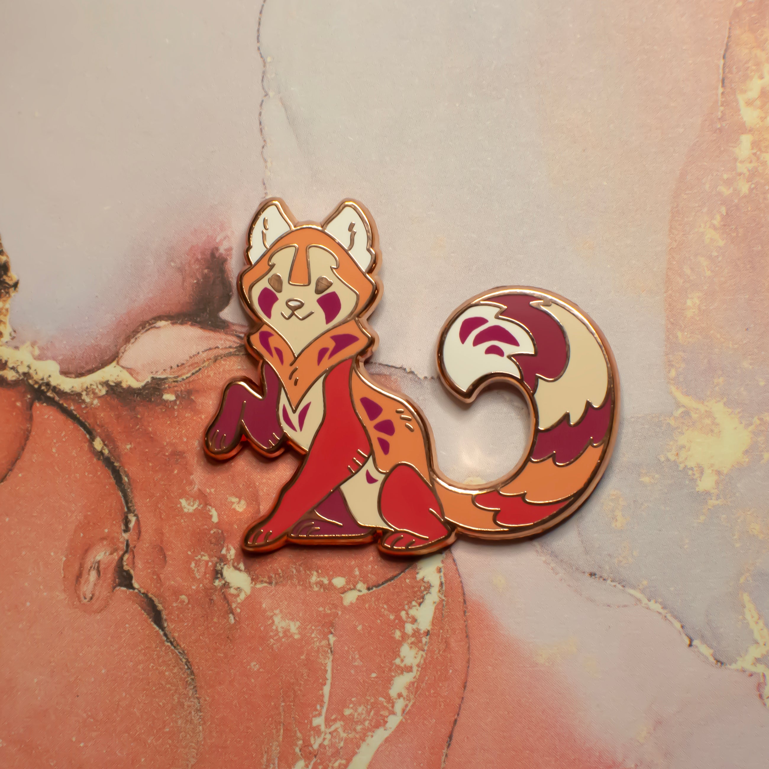 [Milky Way Collection] Mars Enamel Pin – Alchemy Art