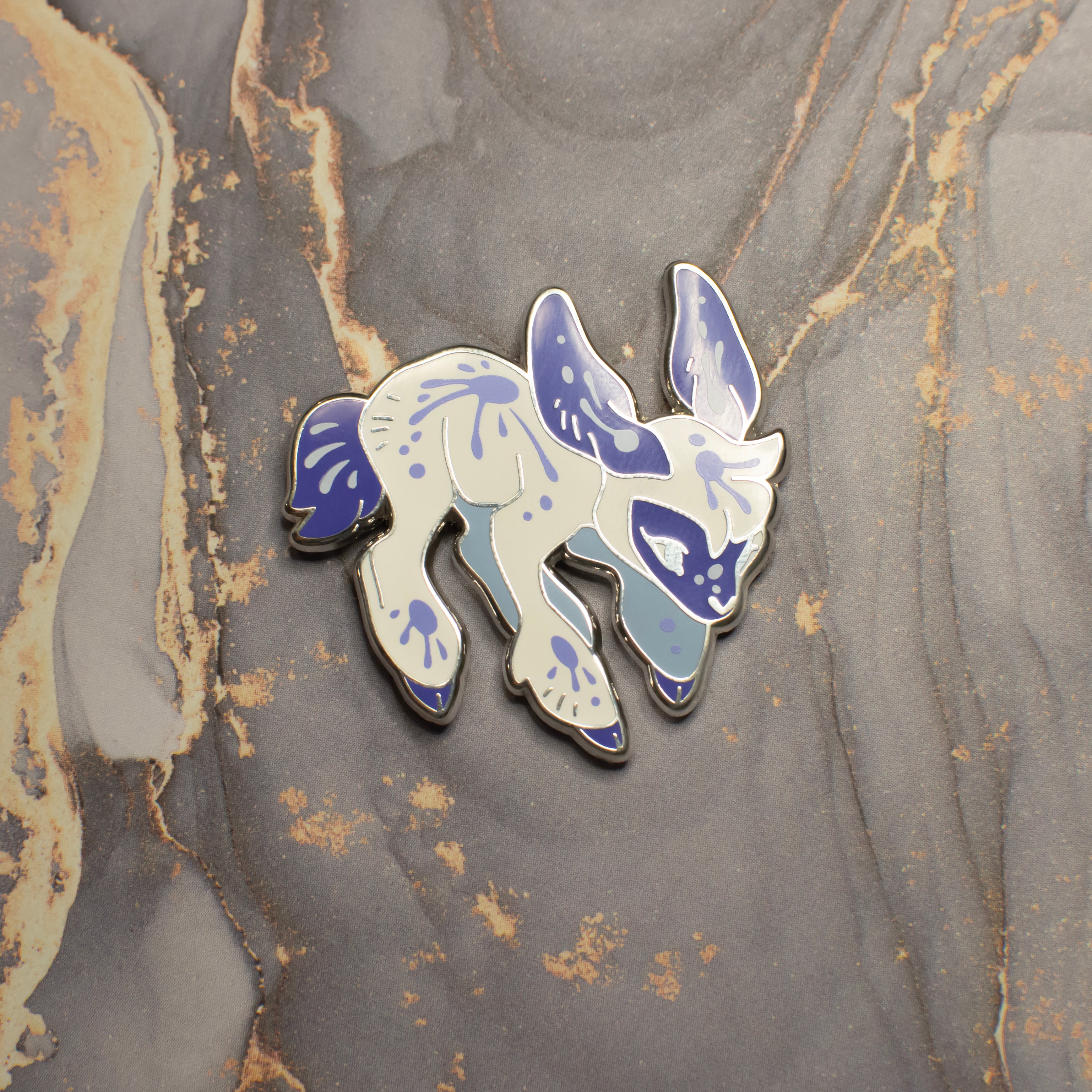 [Milky Way Collection] Mercury Enamel Pin – Alchemy Art