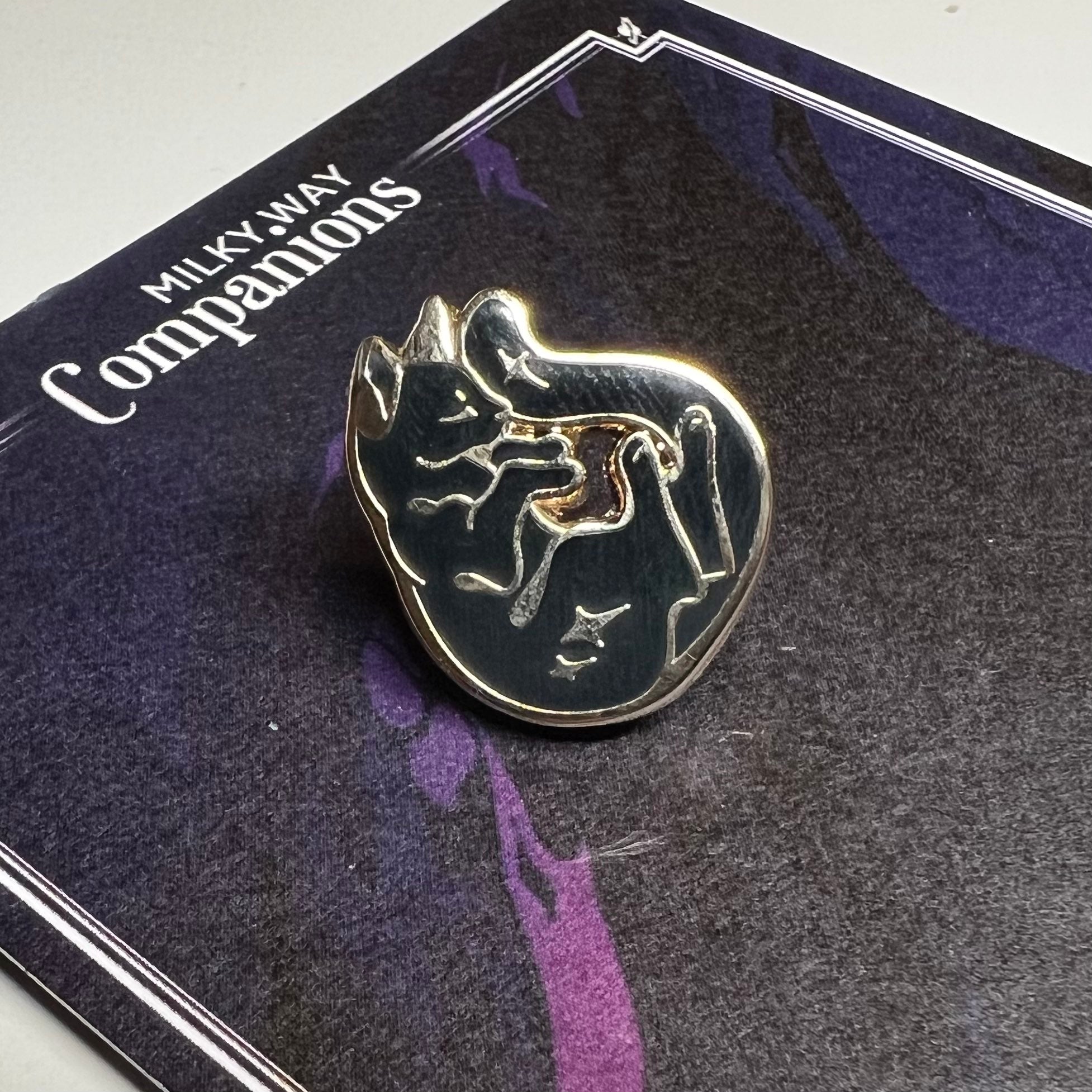 [Milky Way Companions] Midnight - Filler Pin - Cat – Alchemy Art