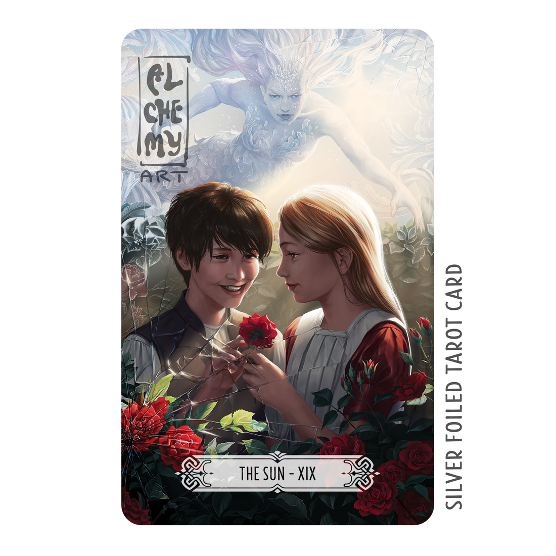 Tarot Card [The Sun XIX - Snow Queen] – Alchemy Art