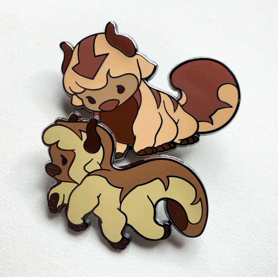 [ATLA] Sitting Air Bison Pin – Alchemy Art