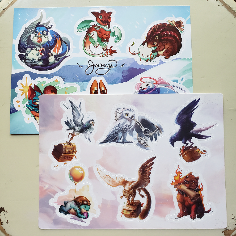 [GW2] Sticker Sheets (2018/2019) – Alchemy Art