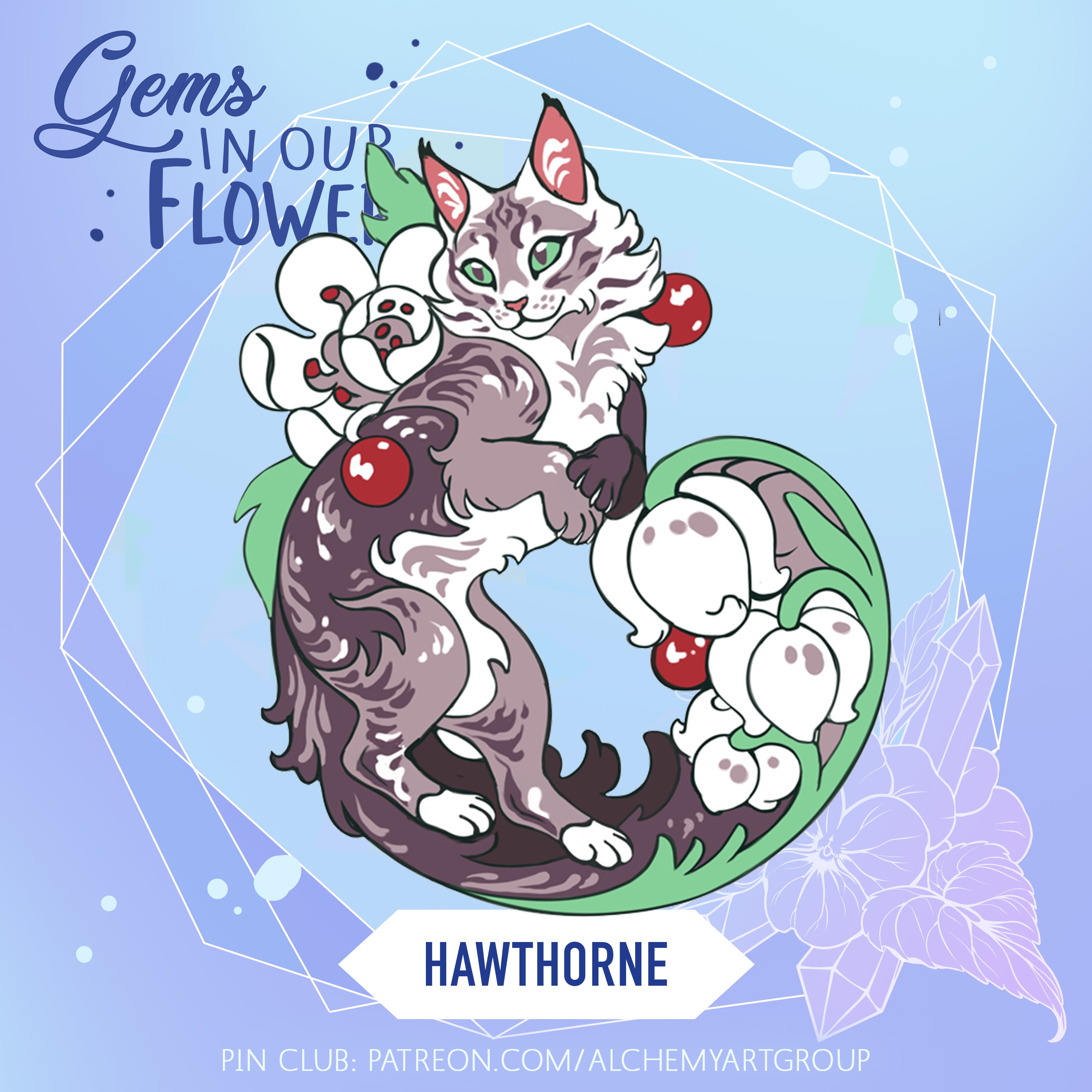 [Gems in our Flowers] Hawthorn - May Flower – Alchemy Art